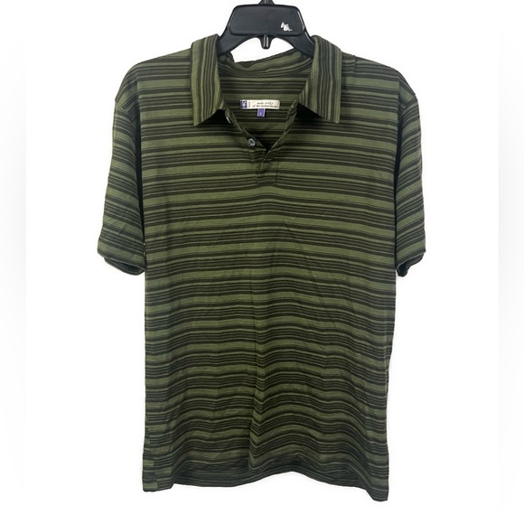ibex | Shirts | Ibex Mens 0 Merino Wool Striped Green Performance Polo ...